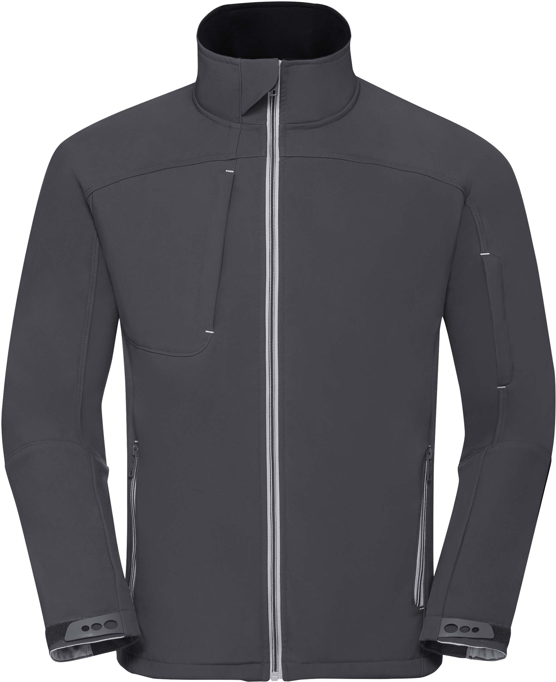 Veste homme Softshell Bionic-Finish® - Iron Grey imprimé et personnalisé pour votre entreprise ...